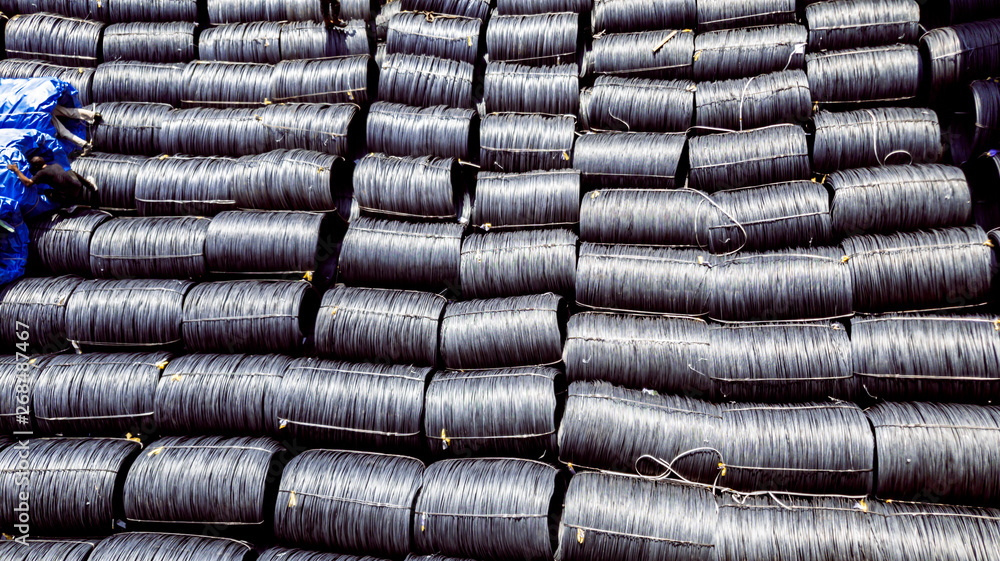 Raw material of steel wire import from oversea by cargo shipment at ...