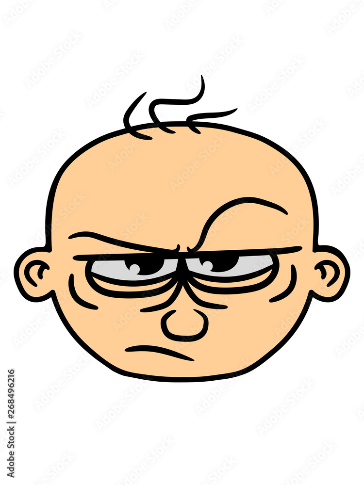 gesicht comic cartoon böse sauer wütend clipart lustig cool skeptisch ...