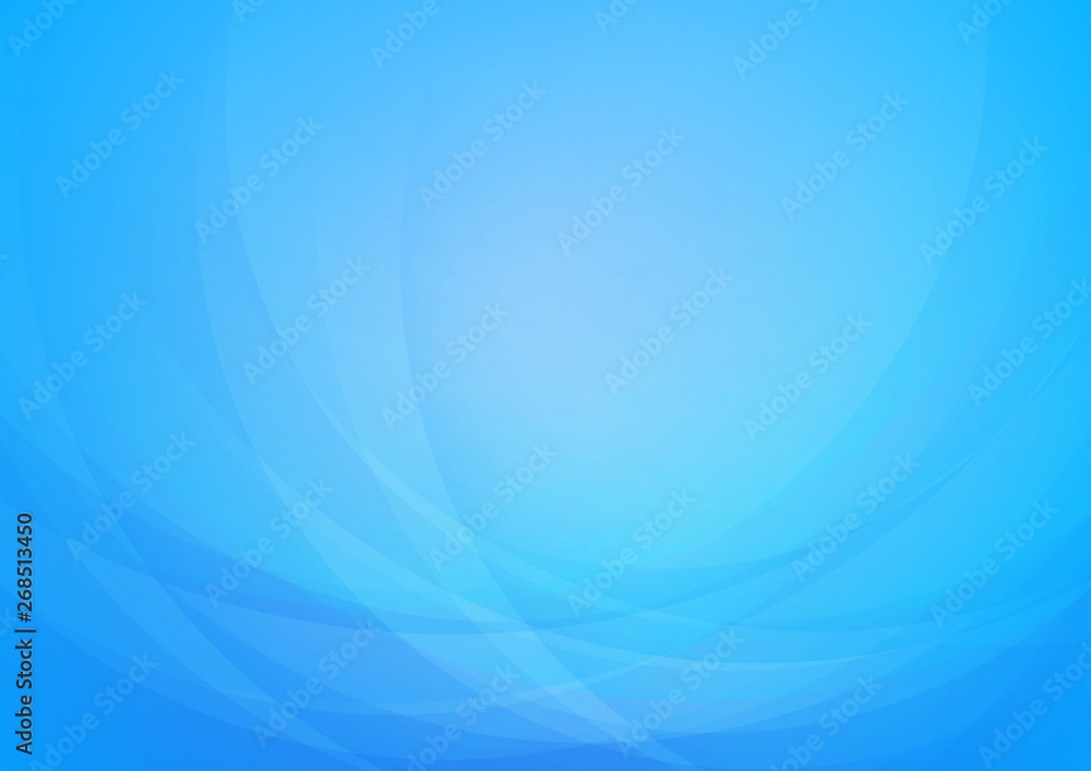 Curved abstract light blue background Stock Vector | Adobe Stock