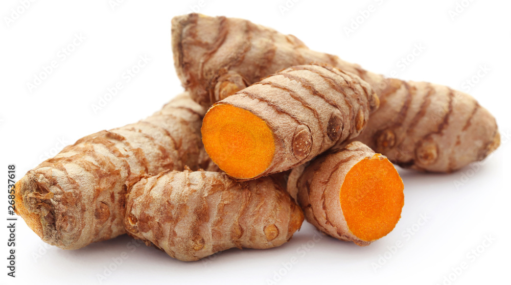 Raw turmeric Stock Photo | Adobe Stock