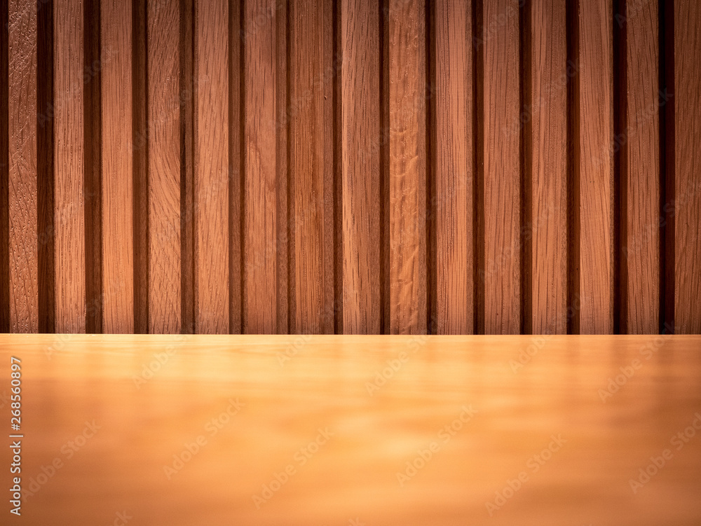 Vertical wooden textured background with light brown wood table top ...