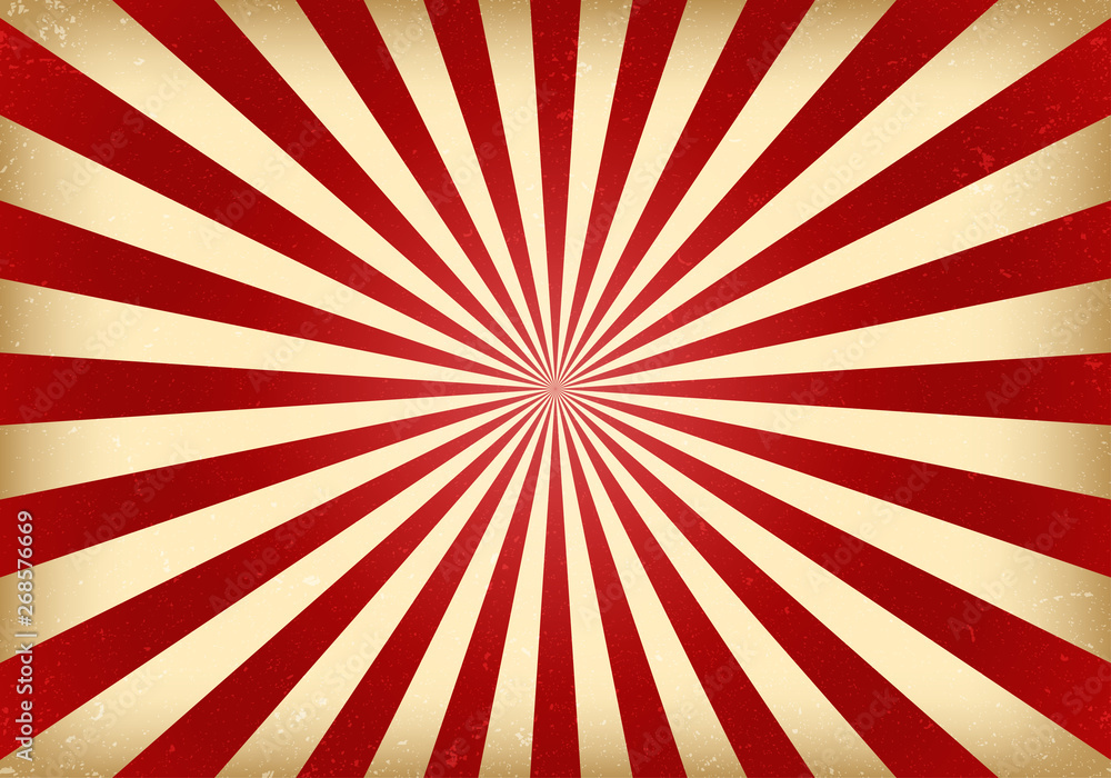 abstract sunny red retro background template with vintage concept and ...