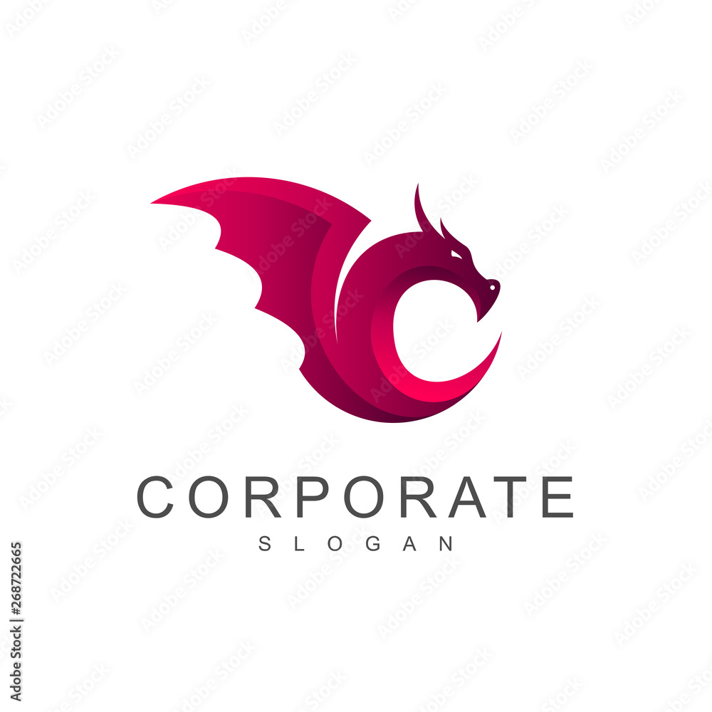 dragon logo , martial arts logo + traditional icon + flying dragon ...