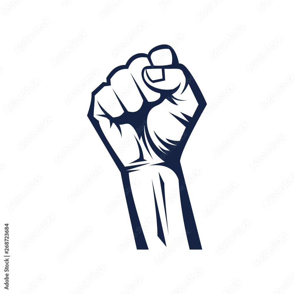 hands clenched vector Stock Vector | Adobe Stock