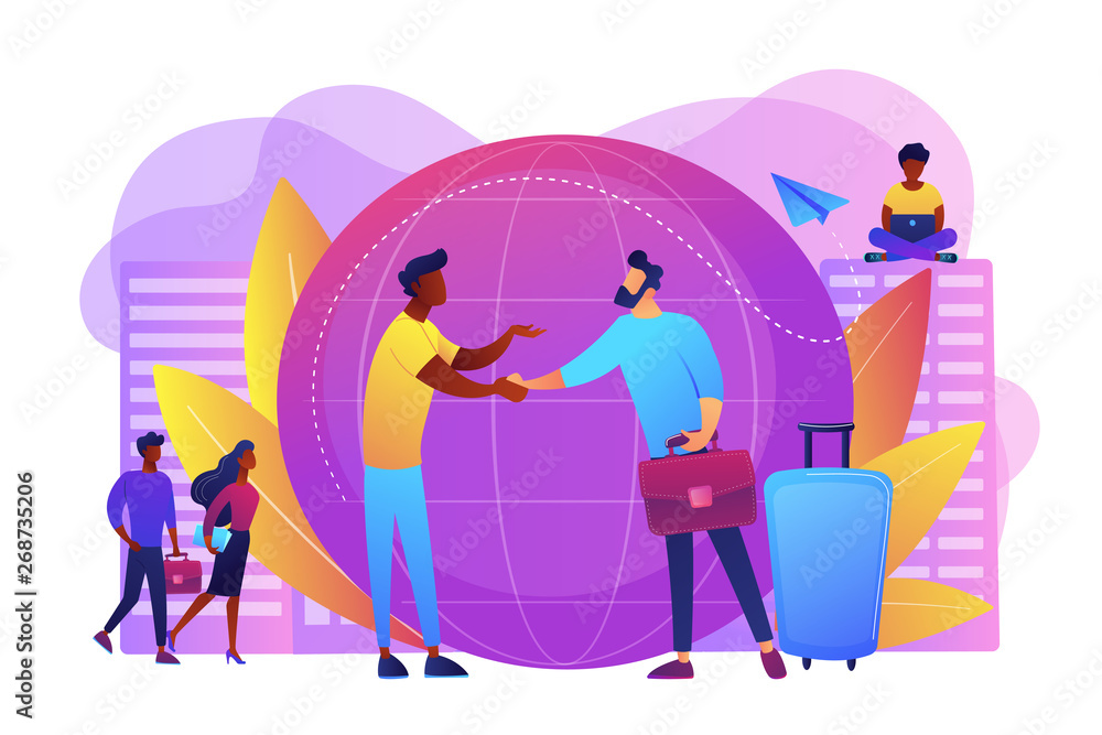 Human resources agency for migrants. Help hub. Expat work, effective ...