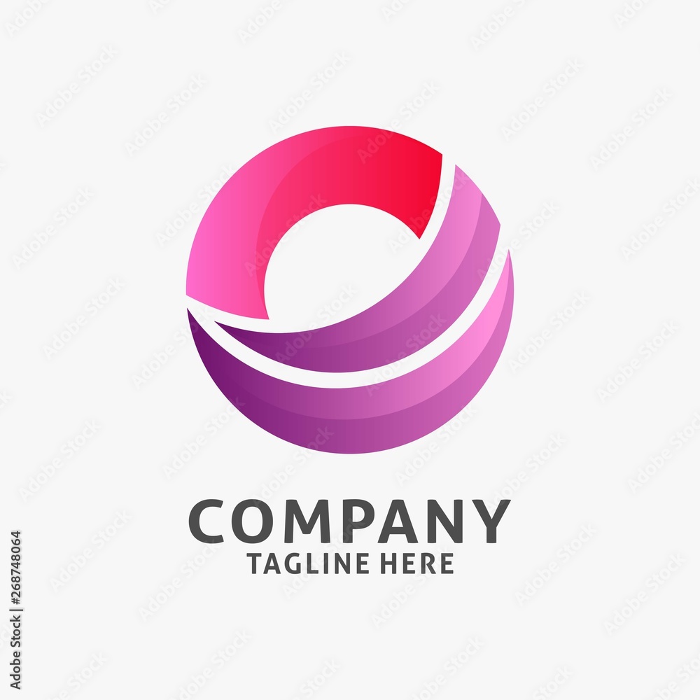 Round Shape Logo Design