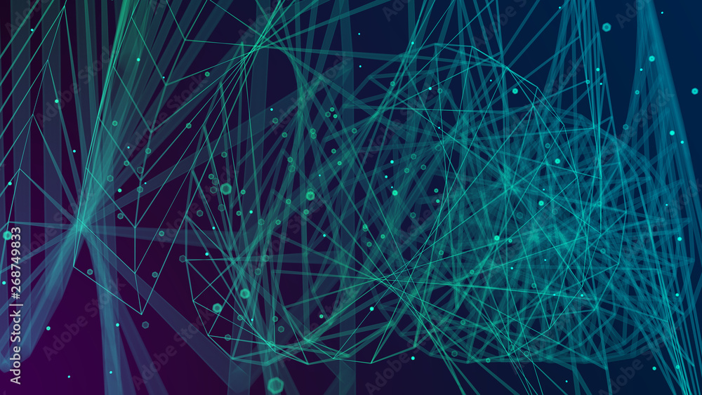 Abstract big data futuristic light wallpaper background design. Science ...