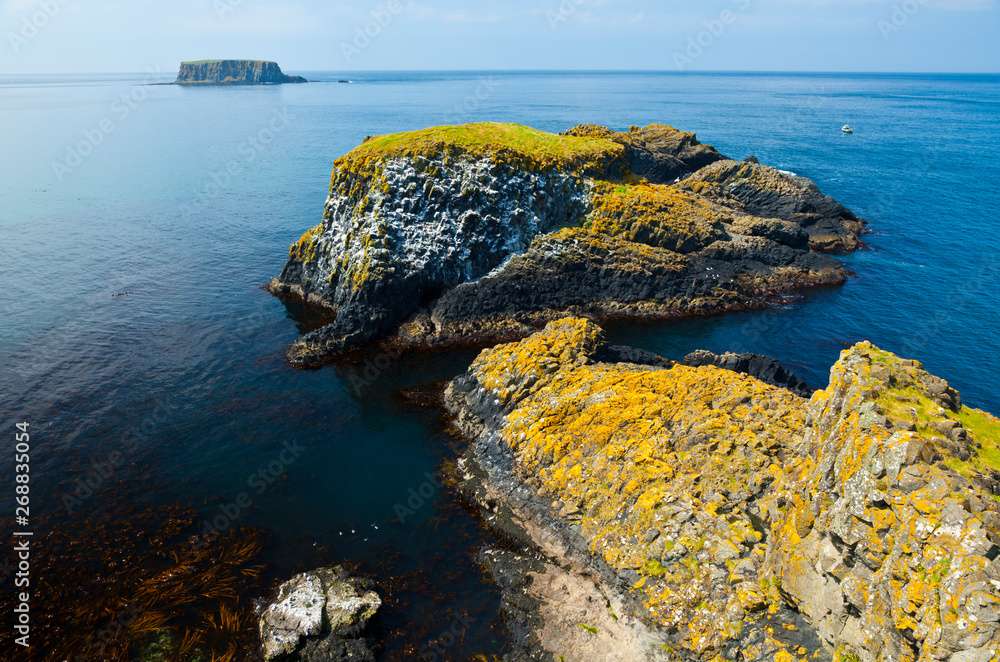 Carrick Island. Larrybane Bay. Causeway Coastal Route. Antrim County ...