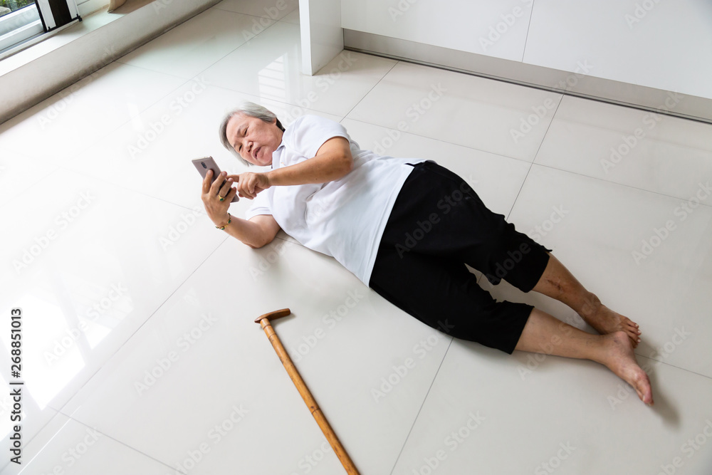 Old People Falling Down Stairs