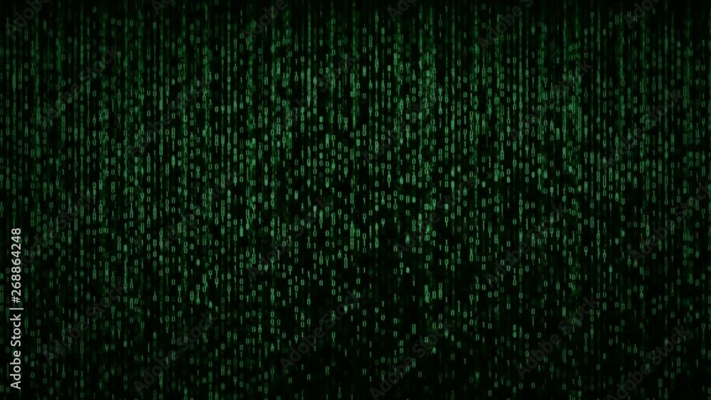 AI Artificial Intelligence computer code title logo animation with a ...