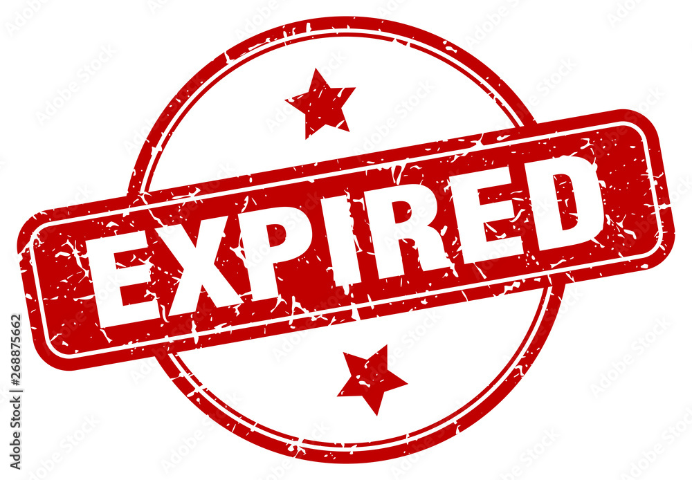 expired sign Stock Vector | Adobe Stock