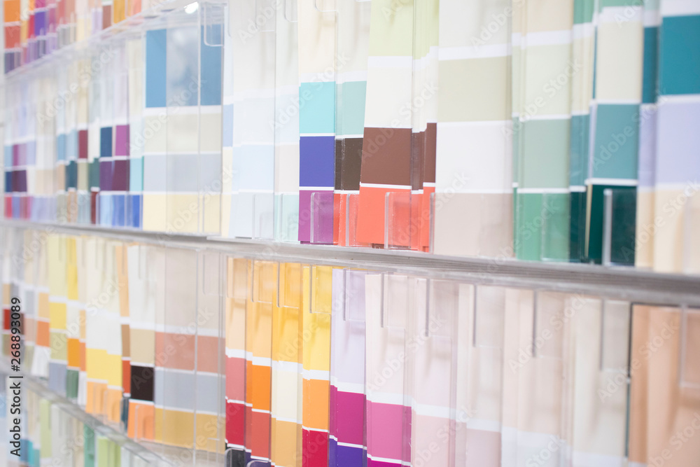 Color print of pantone statistics offset organization gives customer an ...