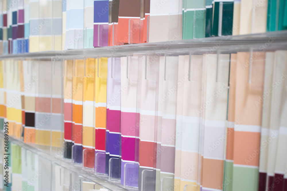 Color print of pantone statistics offset organization gives customer an ...