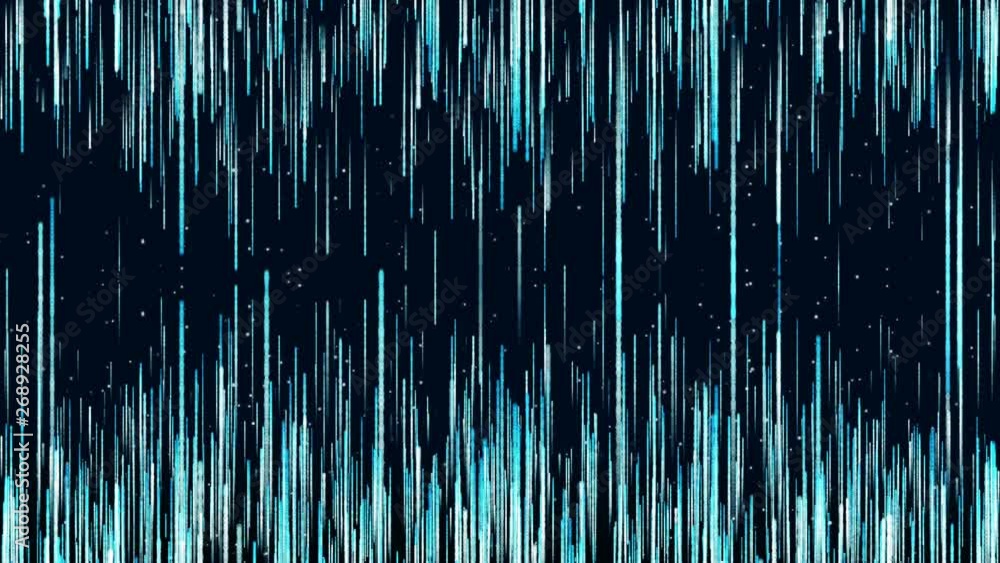 Animated dark blue background digital signature with particles like ...