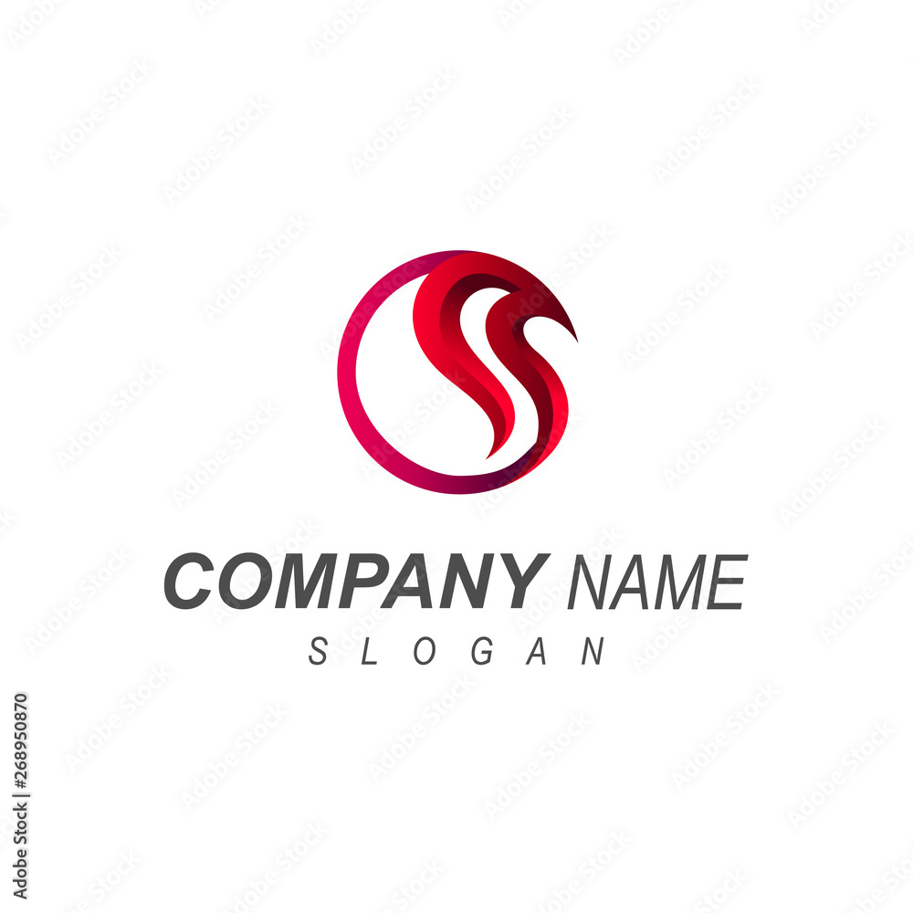 logo letter s, logo s and fire, s logo with a burning fire + symbol of ...