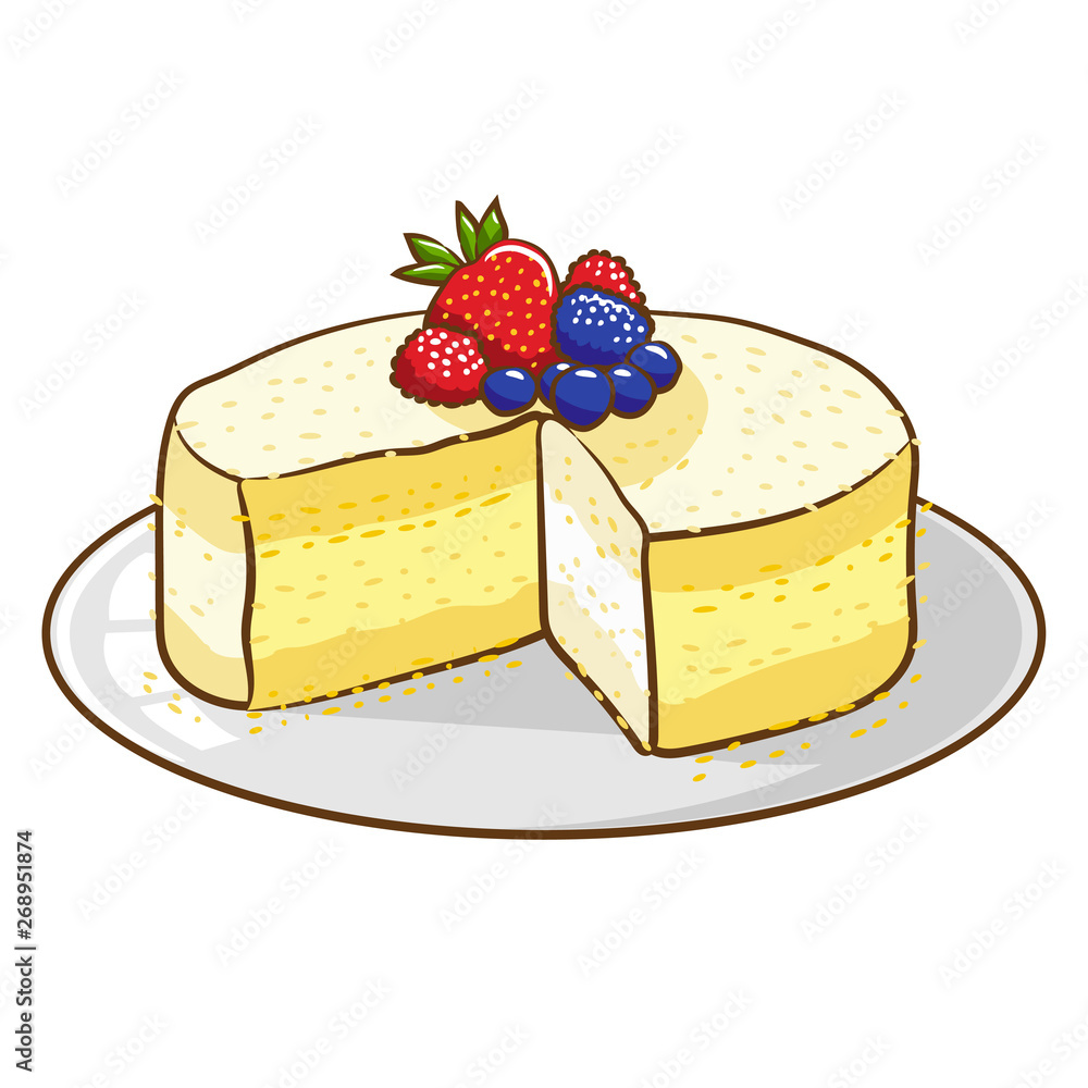 Cheesecake Slice Clipart