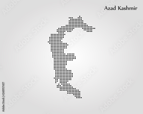 Map of Azad Kashmir. Vector illustration. World map Stock Vector ...
