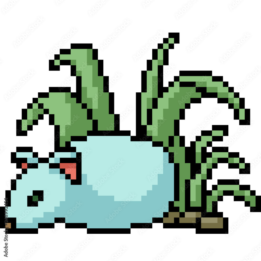 vector pixel art mouse Stock Vector | Adobe Stock