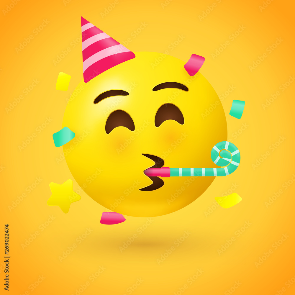 Animated Party Emoticon