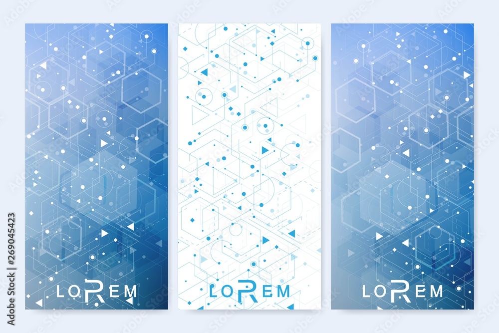 Leaflet flyer layout. Magazine cover corporate identity template ...