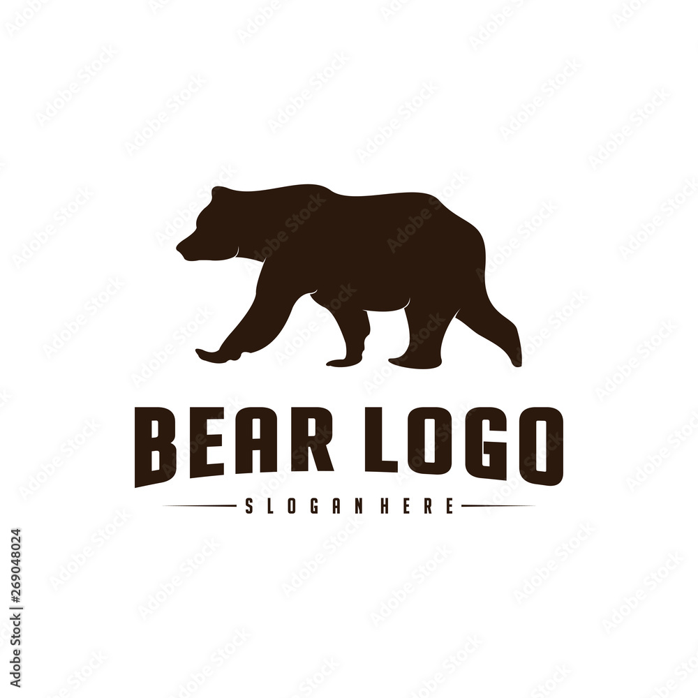 Bear Logo Icon Designs Vector. Bears Logo Concepts. Icon Symbol. Stock ...