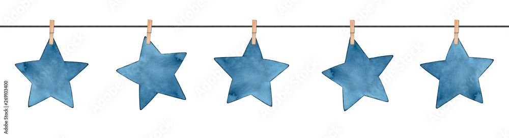Star Line Clipart