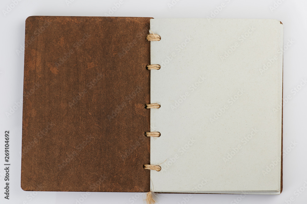 Open book with first page Stock Photo | Adobe Stock