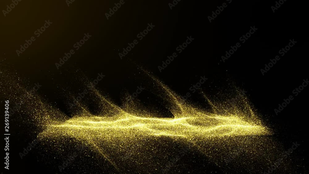 Digital signatures dark brown background with small particles gathered ...