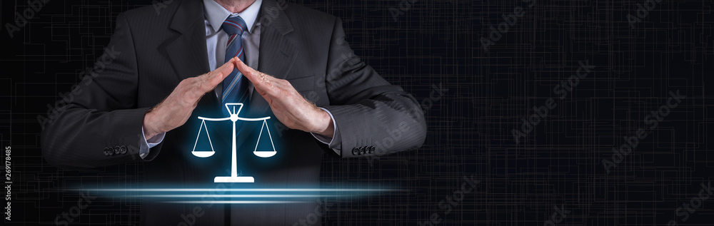 Concept of legal protection Stock Photo | Adobe Stock