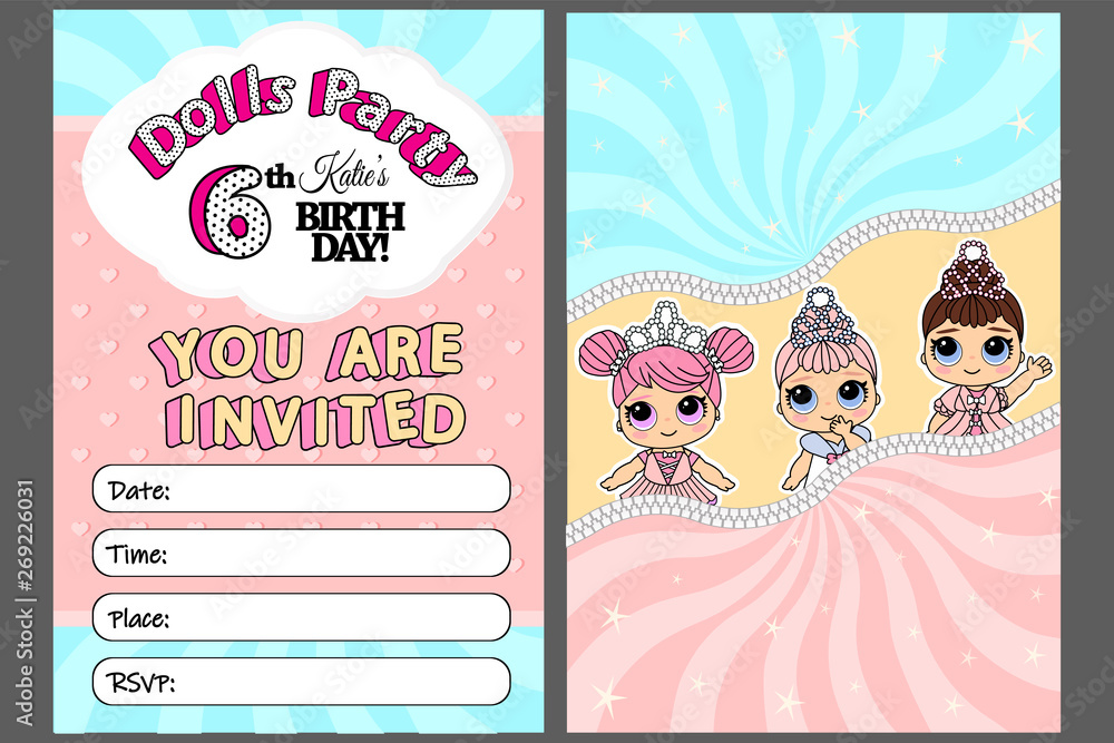 Printable Lol Surprise Invitation Card, 58% OFF | randa.tn