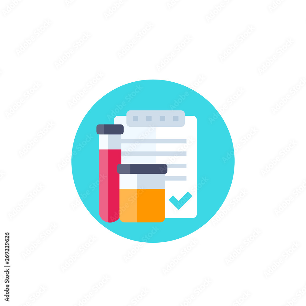 doping control, urine and blood test vector icon Stock Vector | Adobe Stock