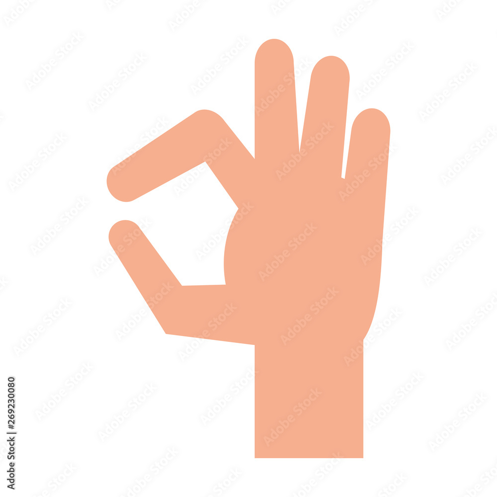 Hand grabbing something cartoon vector illustration Stock Vector ...