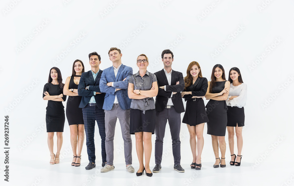 Group Of Business People Standing