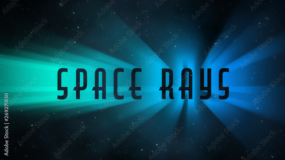 Space Rays Stock Template | Adobe Stock