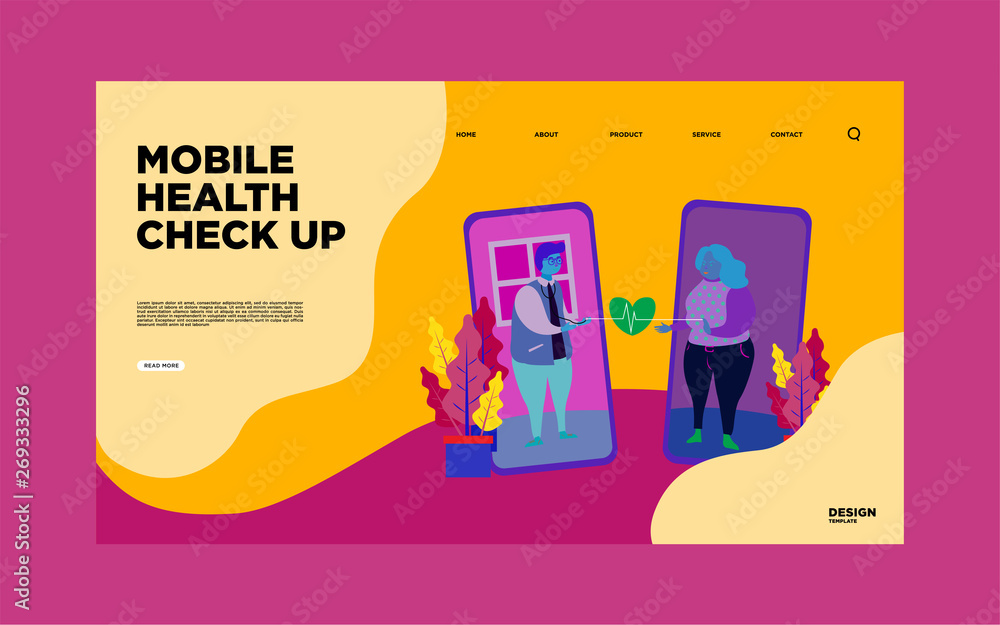 Online doctor vector healthcare illustration concept, patient ...