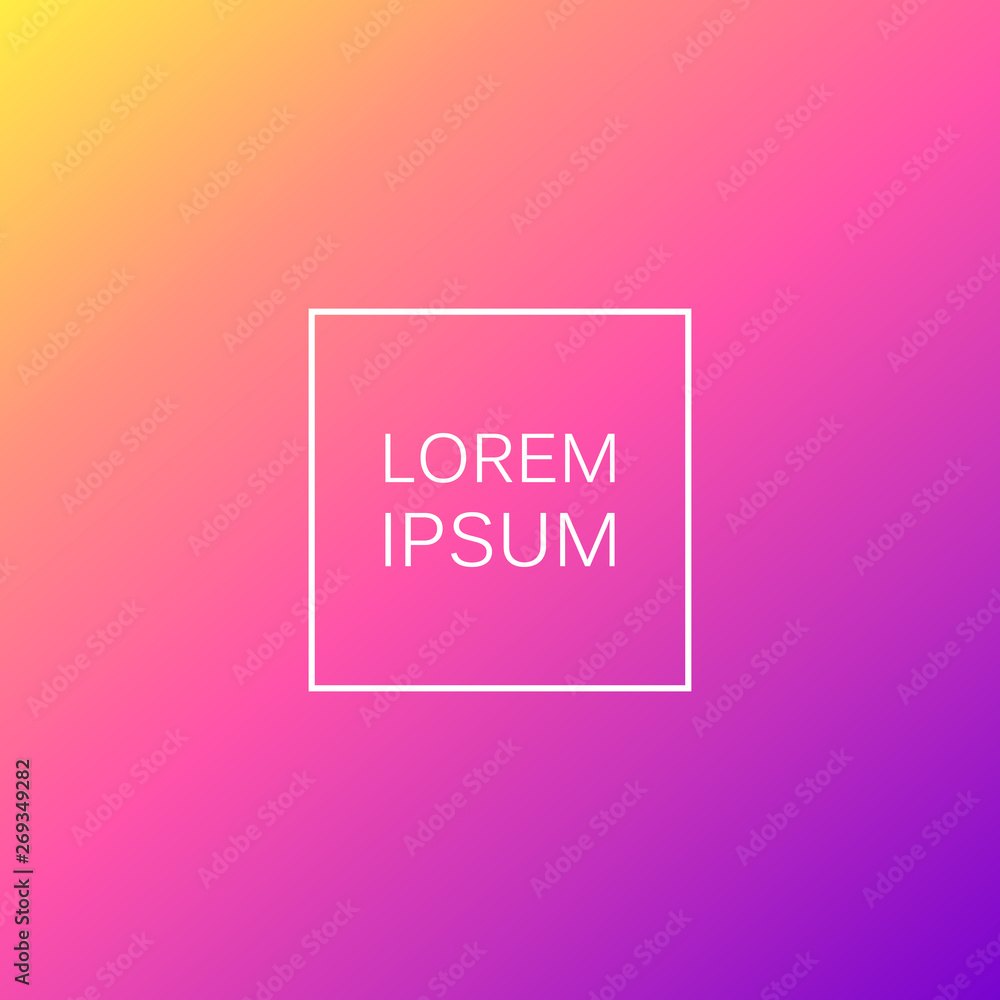 Gradient Stock Vector Illustration Gradient Colorful Background In New
