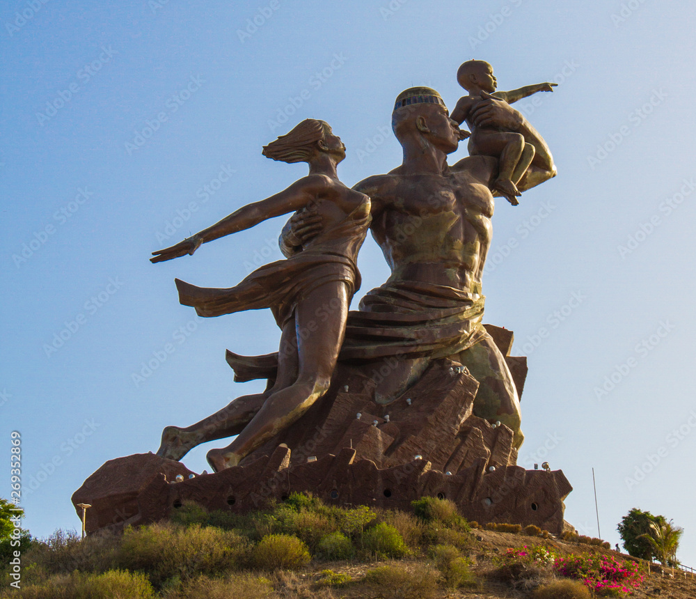 African renaissance monument Stock Photo | Adobe Stock