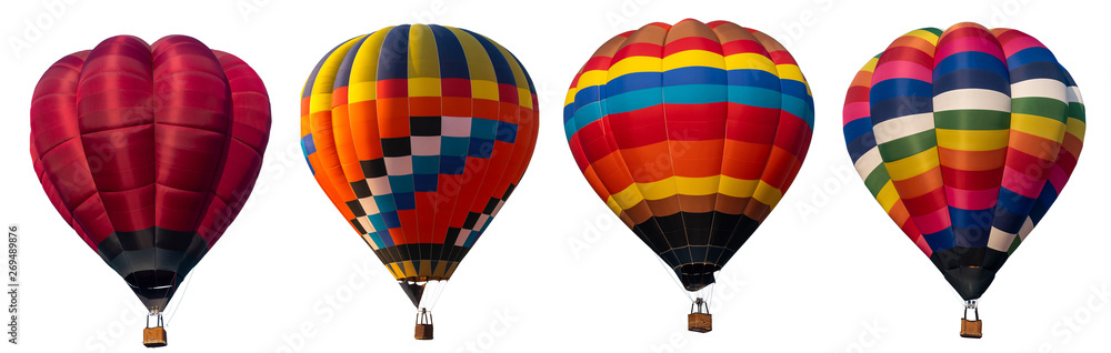 Isolated photo of hot air balloon isolated on white background. Stock ...