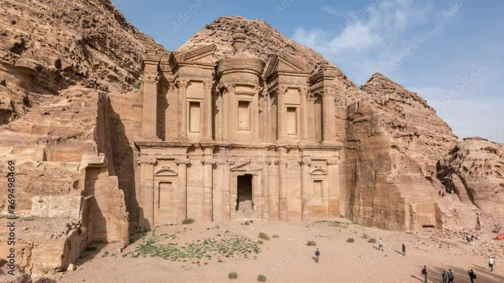 Time lapse video of the Monastery, a famous munumental building in the ...