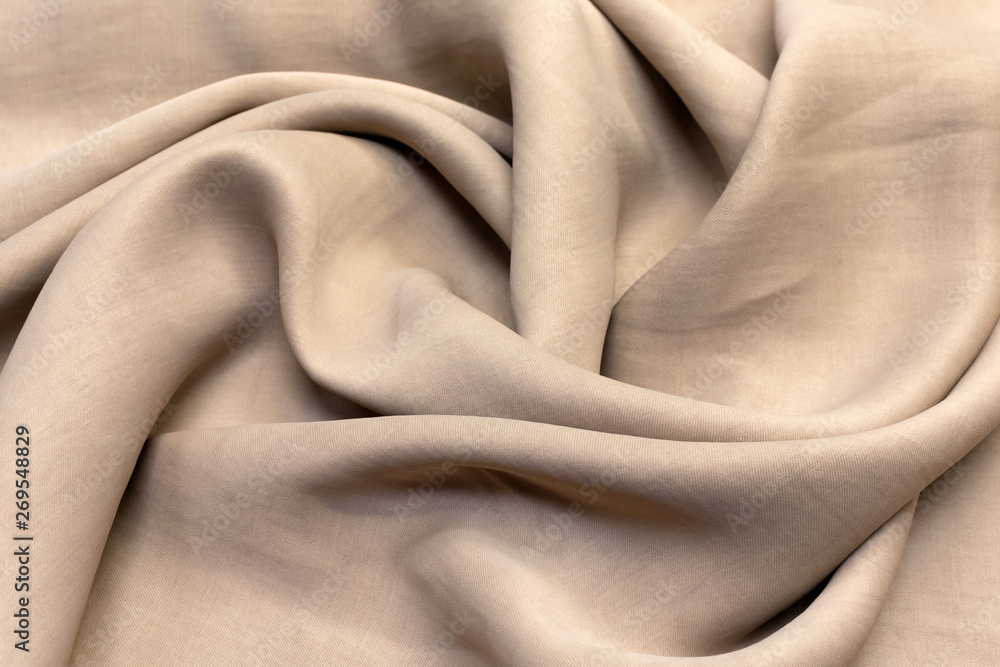 Cotton fabric beige color in the art layout Stock Photo | Adobe Stock