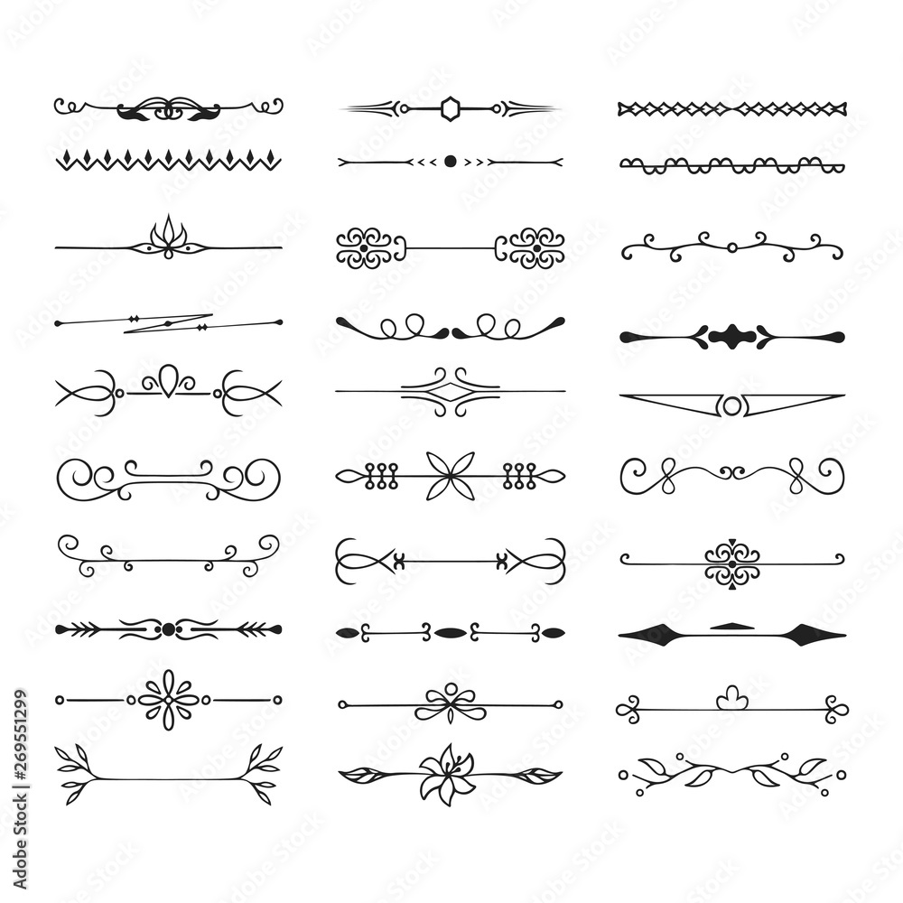Fancy Vertical Dividing Line