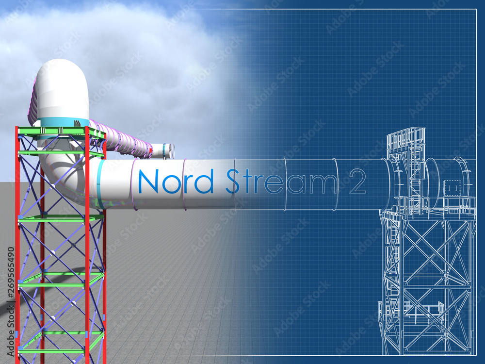 Nord stream 2. BIM model of an engineering project for the construction ...