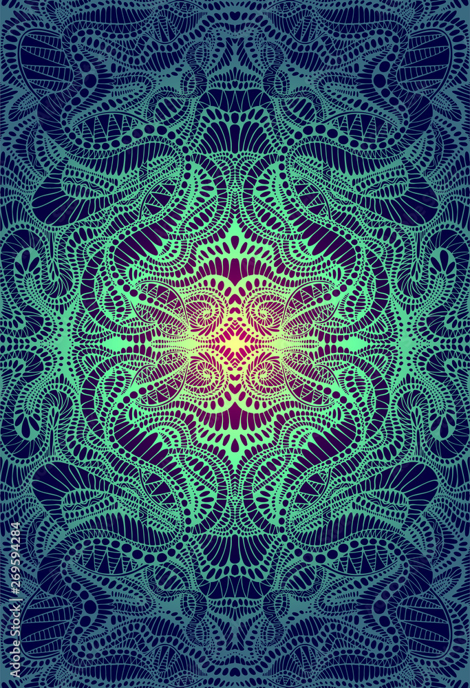 Psychedelic Trippy Flowers