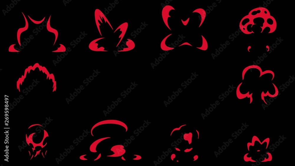 Explosions Animations Pack 1 Stock Template | Adobe Stock
