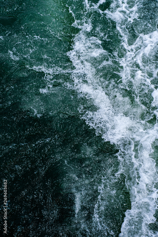 Abstract water ocean waves texture background. Stock Photo | Adobe Stock