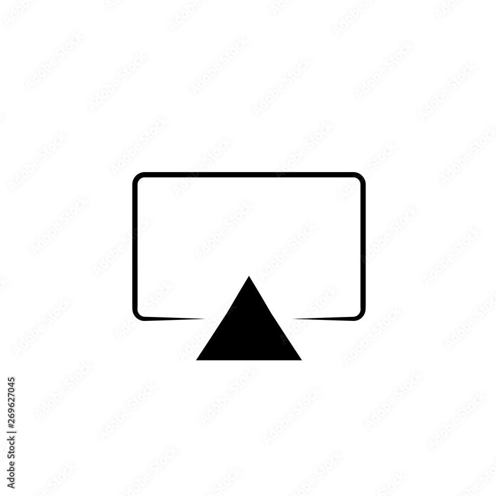 Mirror screen icon vector phone Stock Vector | Adobe Stock