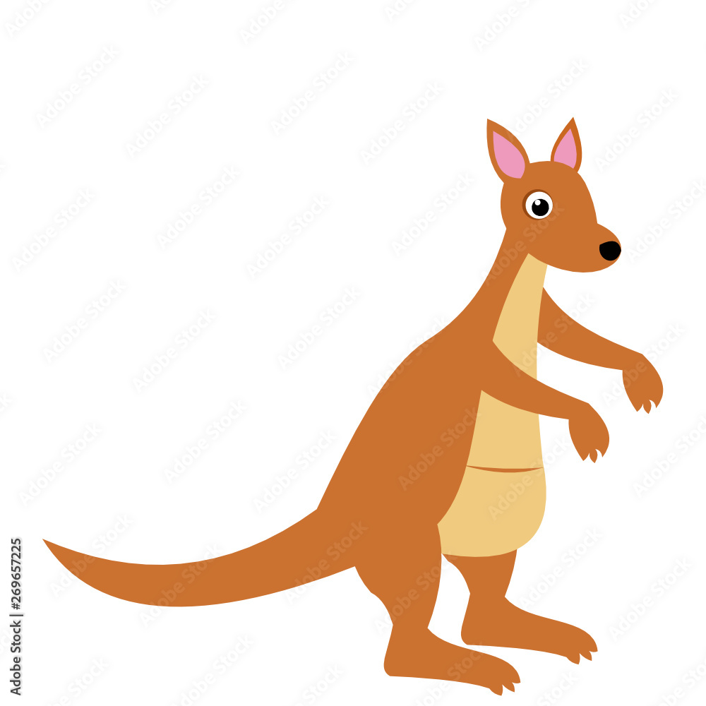 kangaroo clipart Stock Vector | Adobe Stock