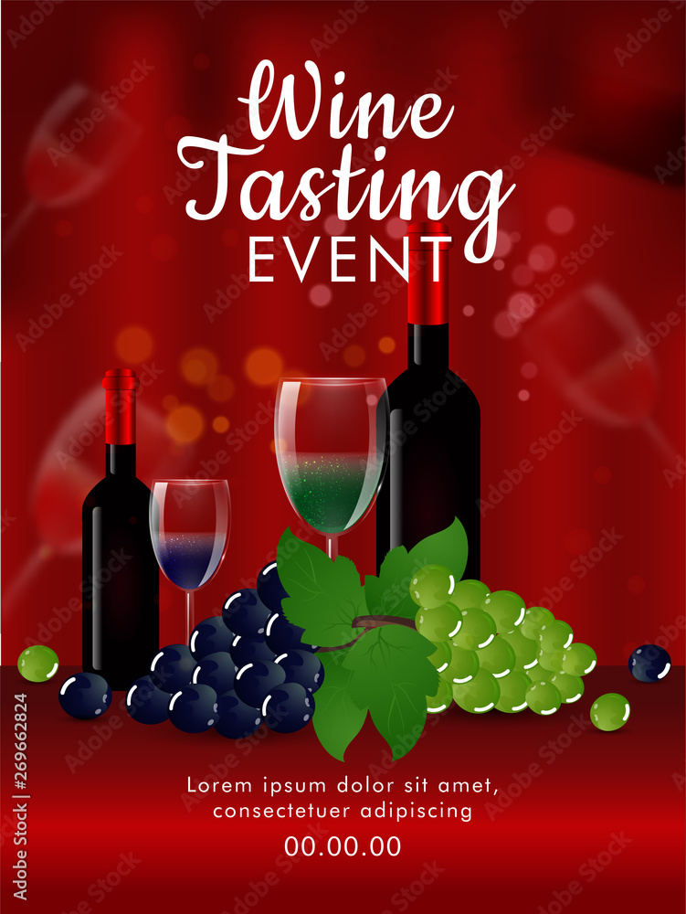 Wine Tasting Event Invitation