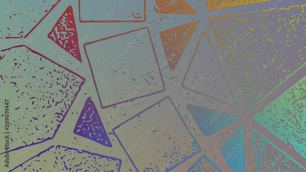 Vector form of 2D graphical pattern that rotates clockwise and ...