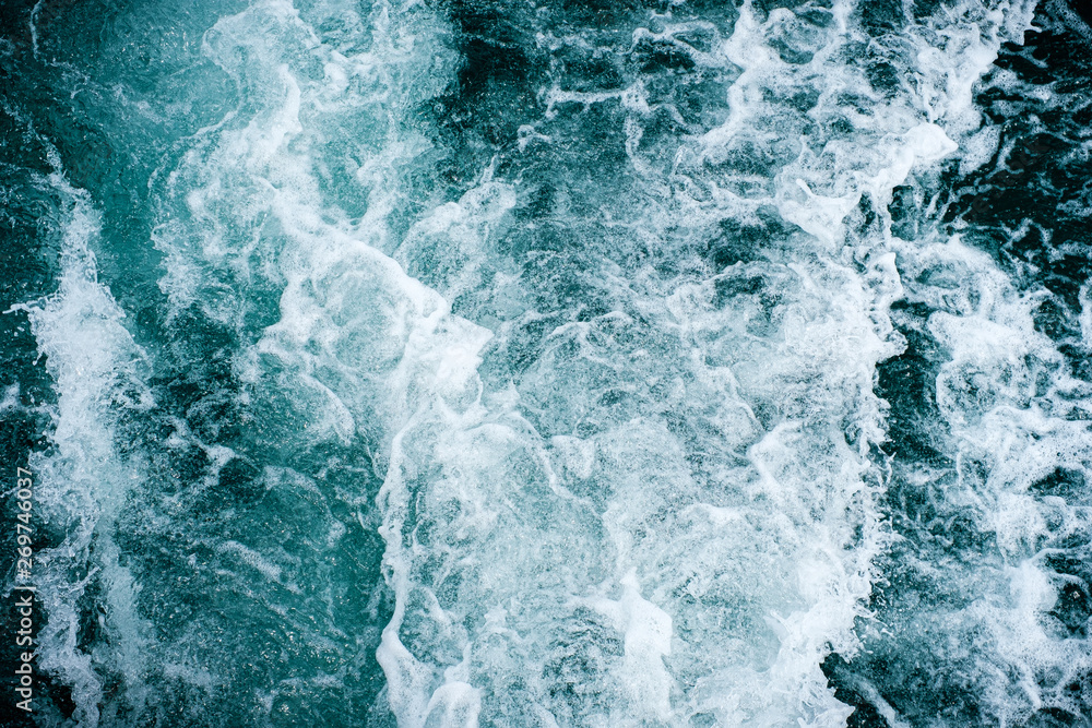 Abstract water ocean waves texture background. Stock Photo | Adobe Stock